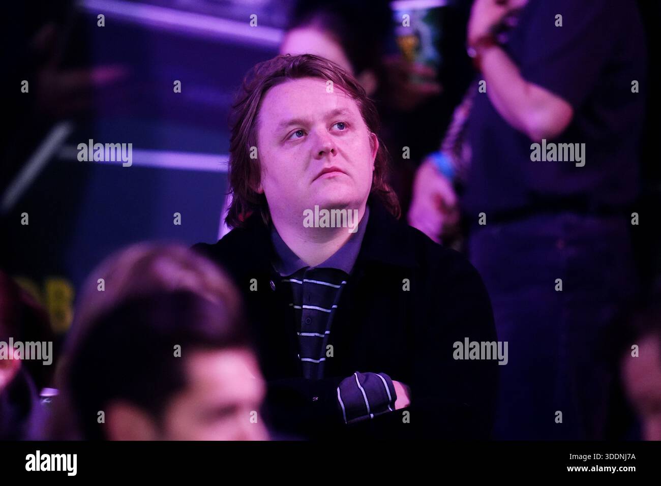Lewis Capaldi on day nineteen of the Paddy Power World Darts ...