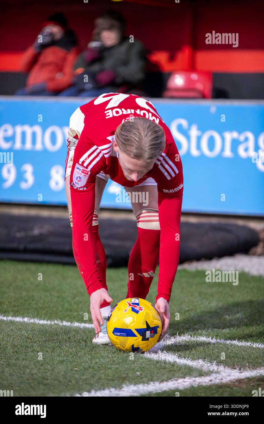 (SPO) Munroe of Swindon during the EFL League 2 2026 match between ...