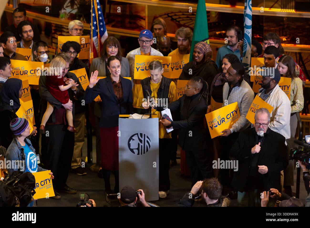 Seattle mayor katie wilson hi-res stock photography and images - Alamy