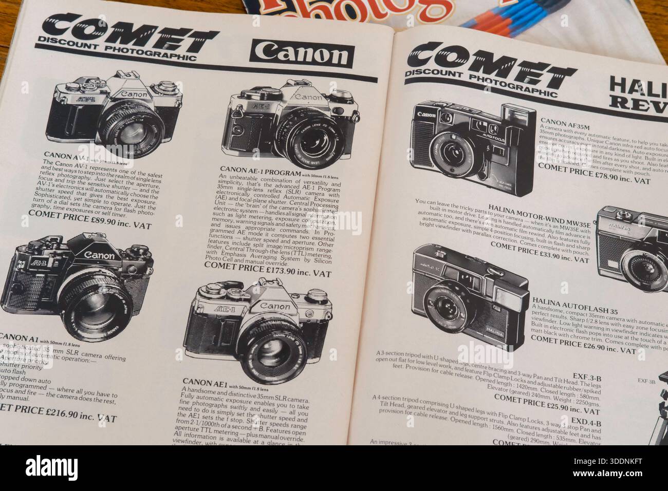 Canon camera 1981 hi-res stock photography and images - Alamy