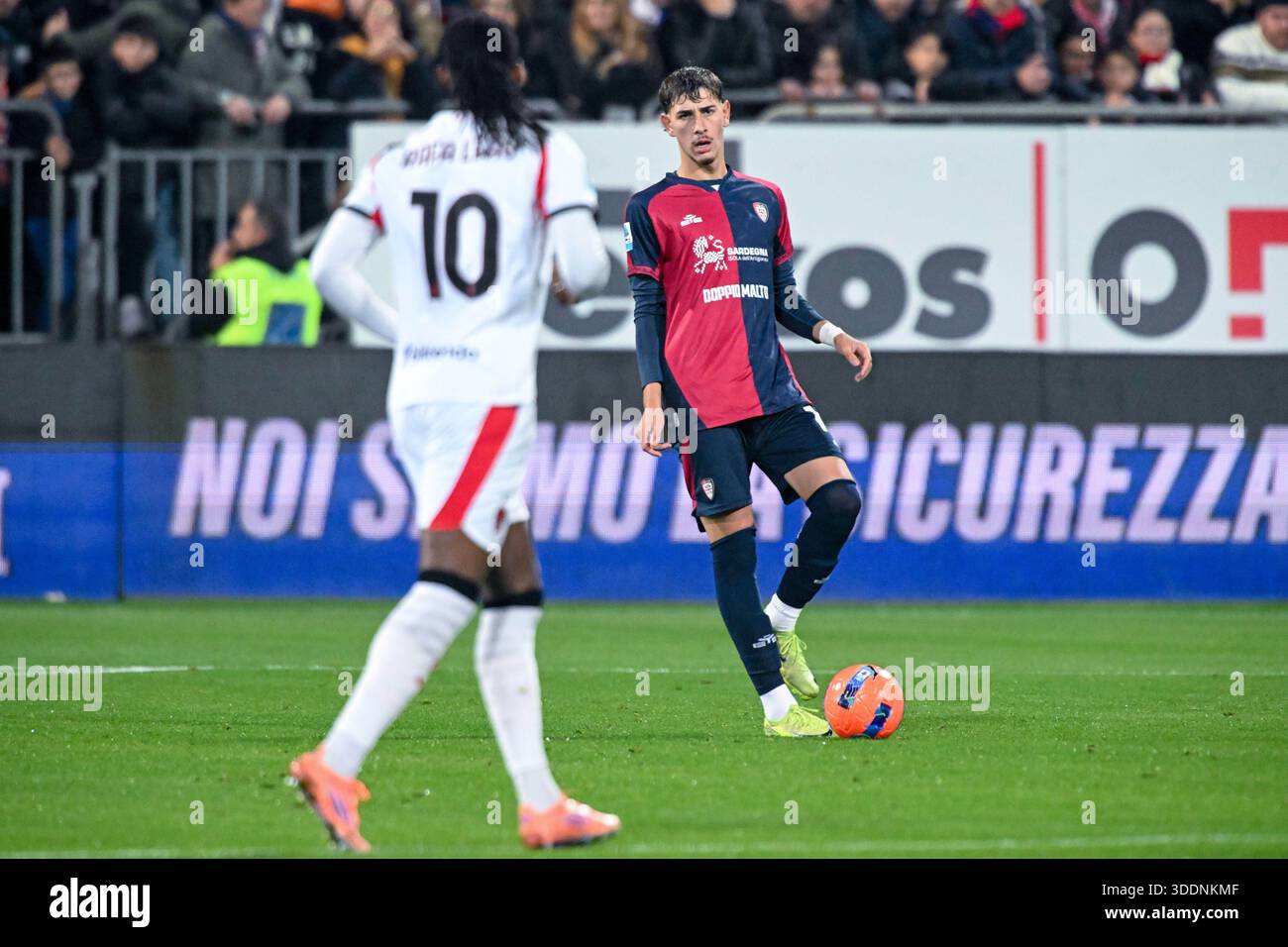 Cagliari's Juan Martín Rodríguez Camejo in action during the Serie A ...