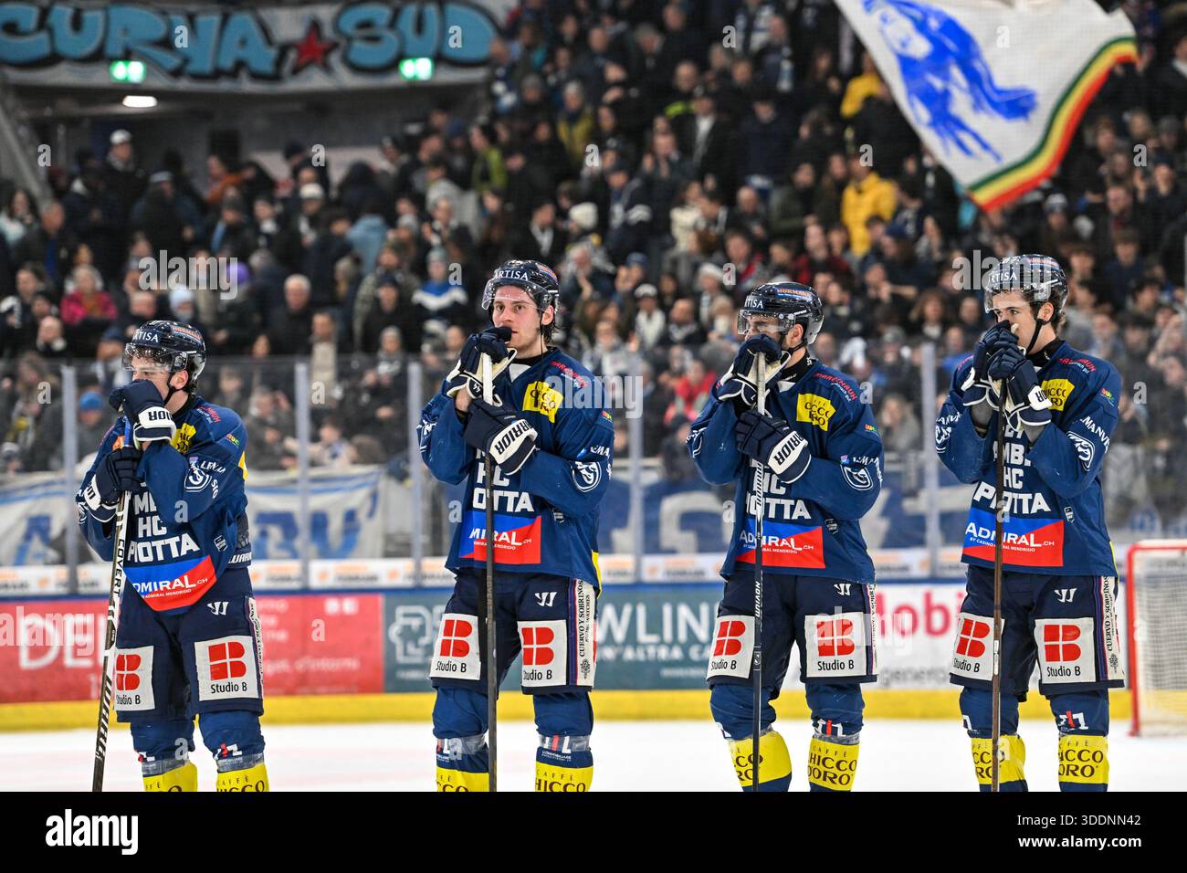 02/01/2026, Ambri, Gottardo Arena, NL: HC Ambri-Piotta - SCL Tigers, #37 Lukas Landry (Ambri ...
