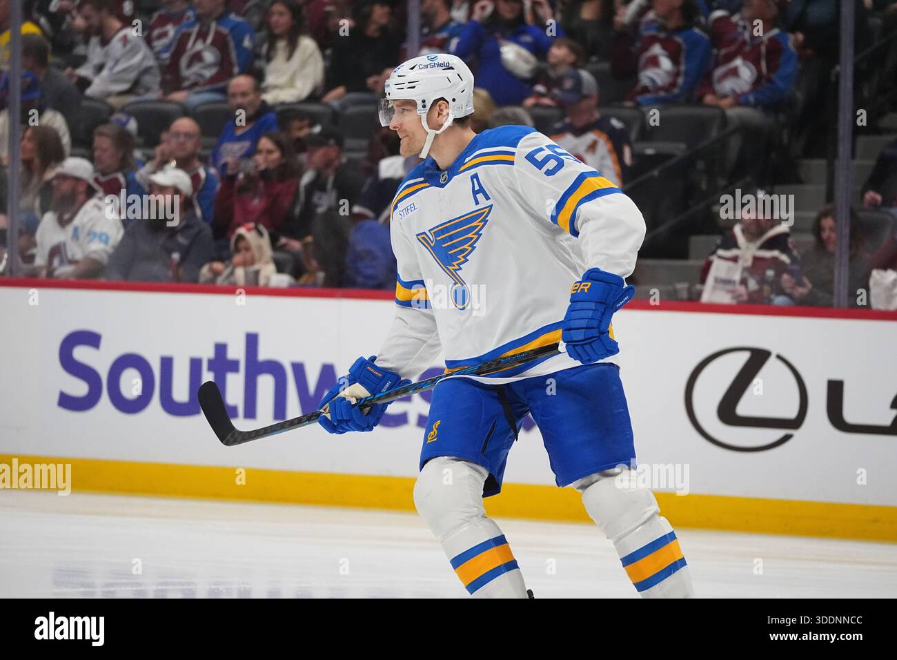 St. Louis Blues defenseman Colton Parayko (55) in the first period of ...