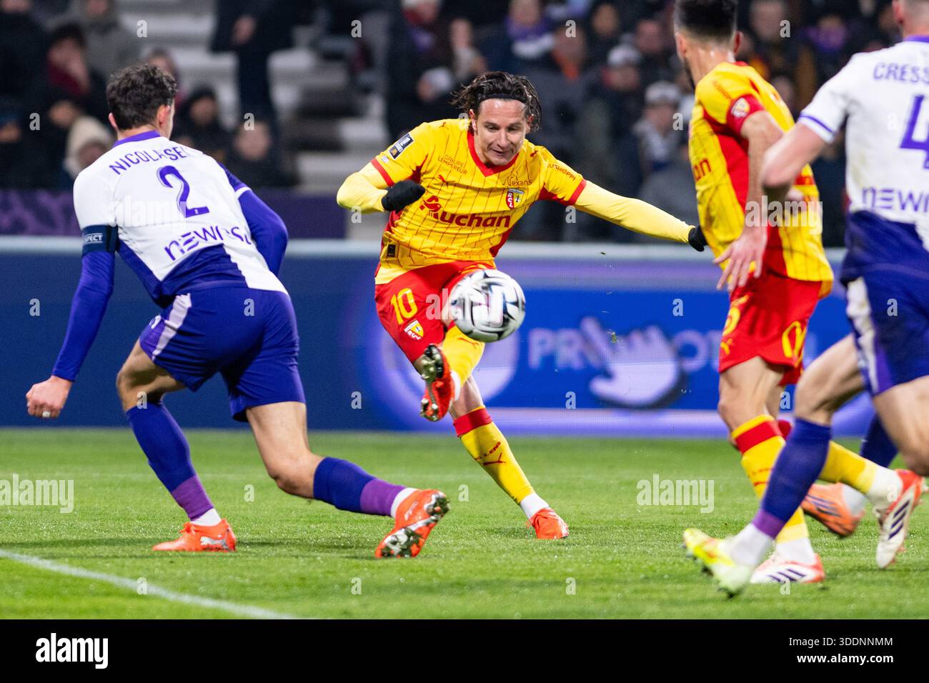 Florian Thauvin of Lens during the French championship Ligue 1 football ...