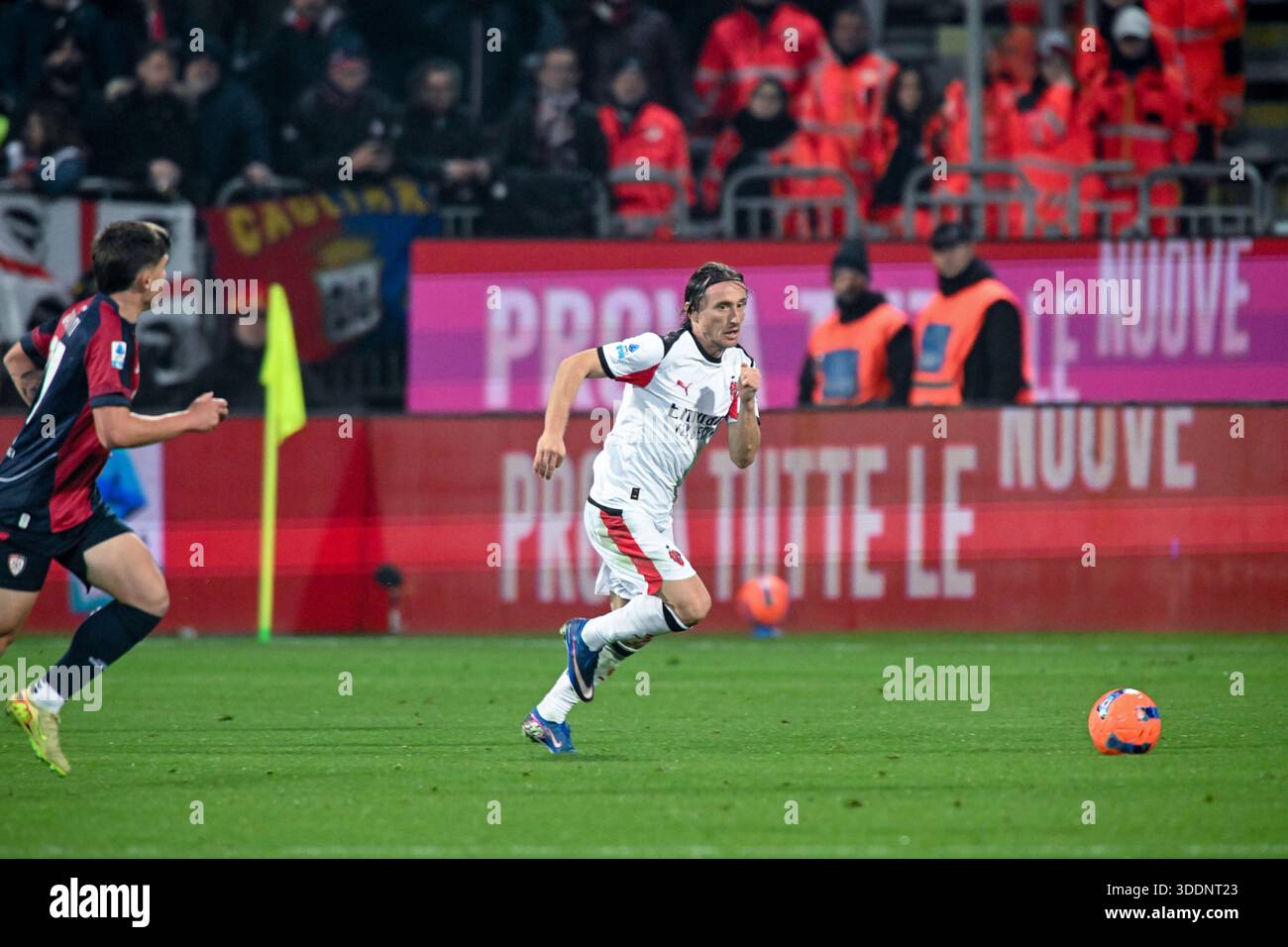 AC Milan's Luka Modric in action during the Serie A soccer match ...