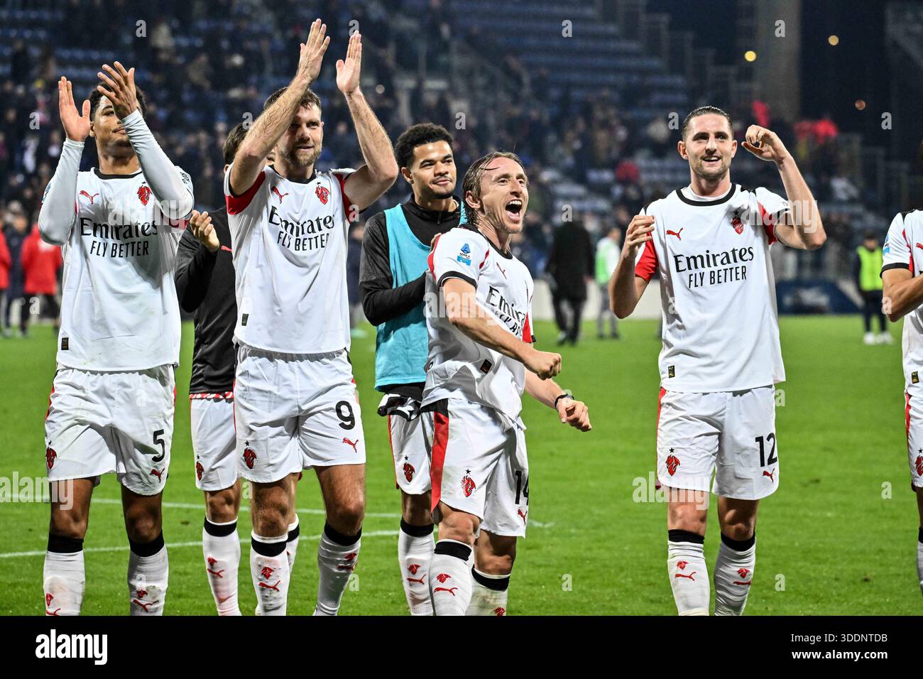 Luka Modric of AC Milan, Esultanza, Joy, Celebration Postgame, during ...
