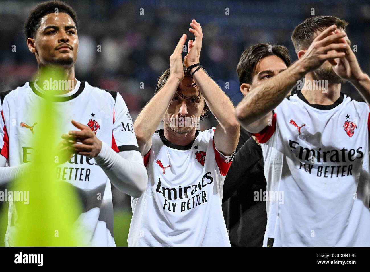 Luka Modric of AC Milan Esultanza, Joy, Celebration Postgame, during ...