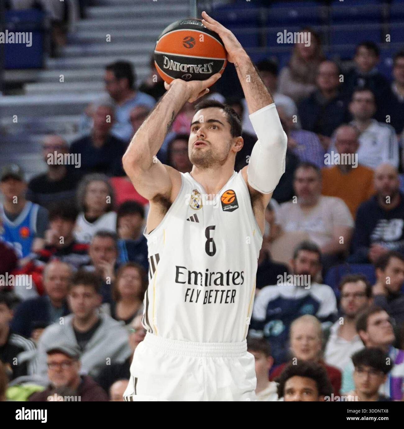 Euroleague Basketball match Real Madrid vs Dubai Basketball at Movistar ...
