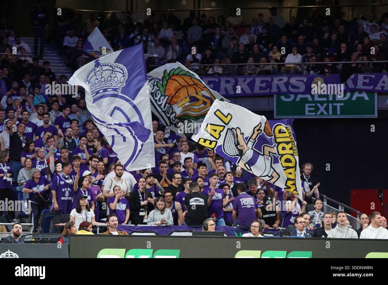 Euroleague Basketball match Real Madrid vs Dubai Basketball at Movistar ...