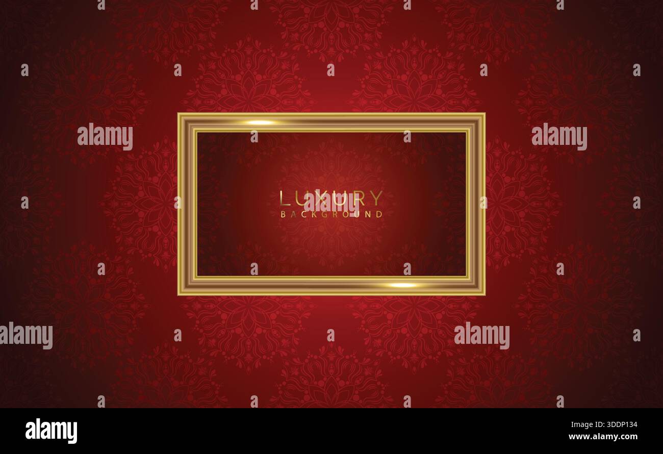 Vintage line art luxury Stock Vector Images - Alamy