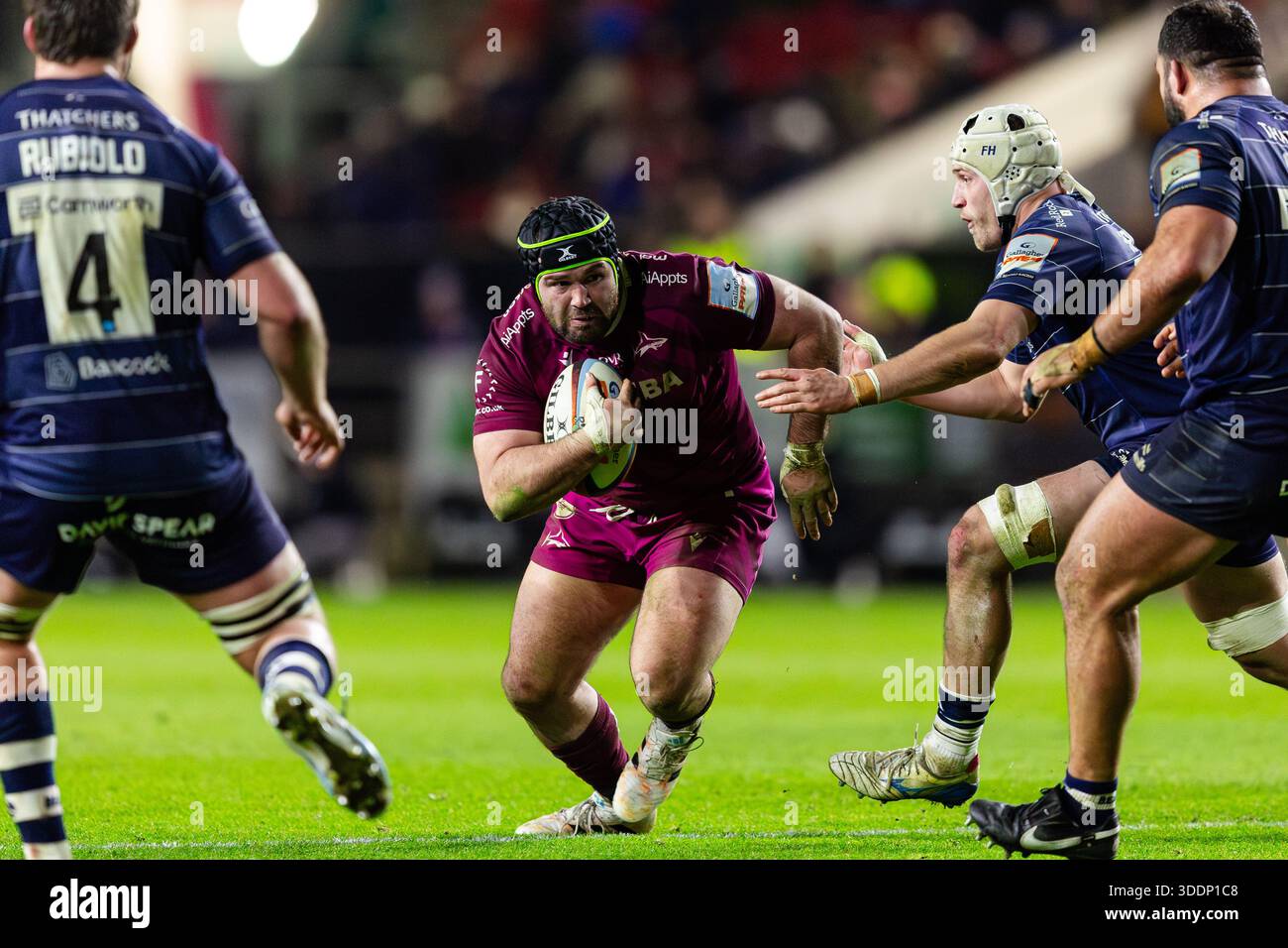 Bristol, England, UK, 2 January 2026. Bevan Rodd of Sale Sharks during ...