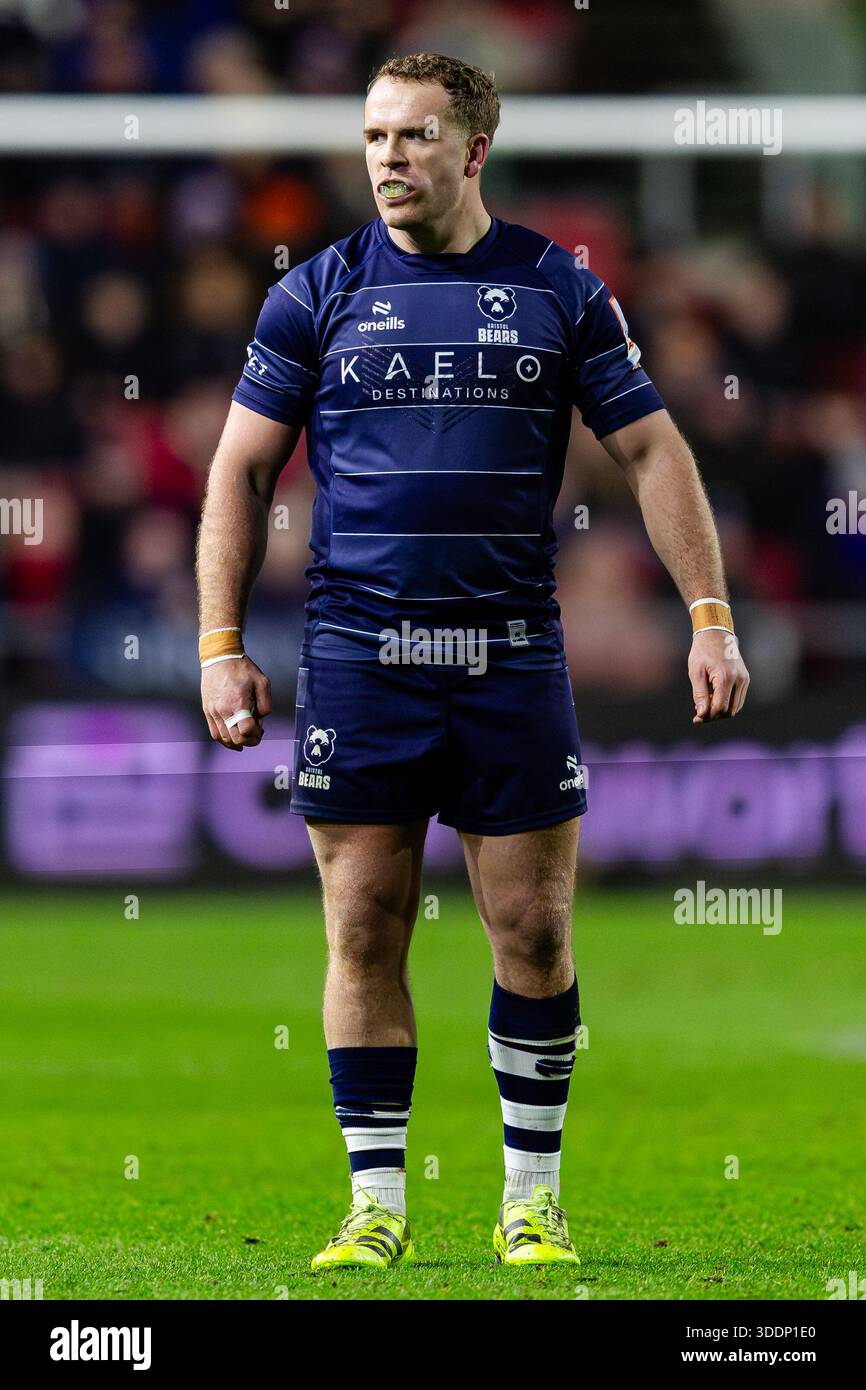 Bristol, England, UK, 2 January 2026. James Williams of Bristol Bears ...