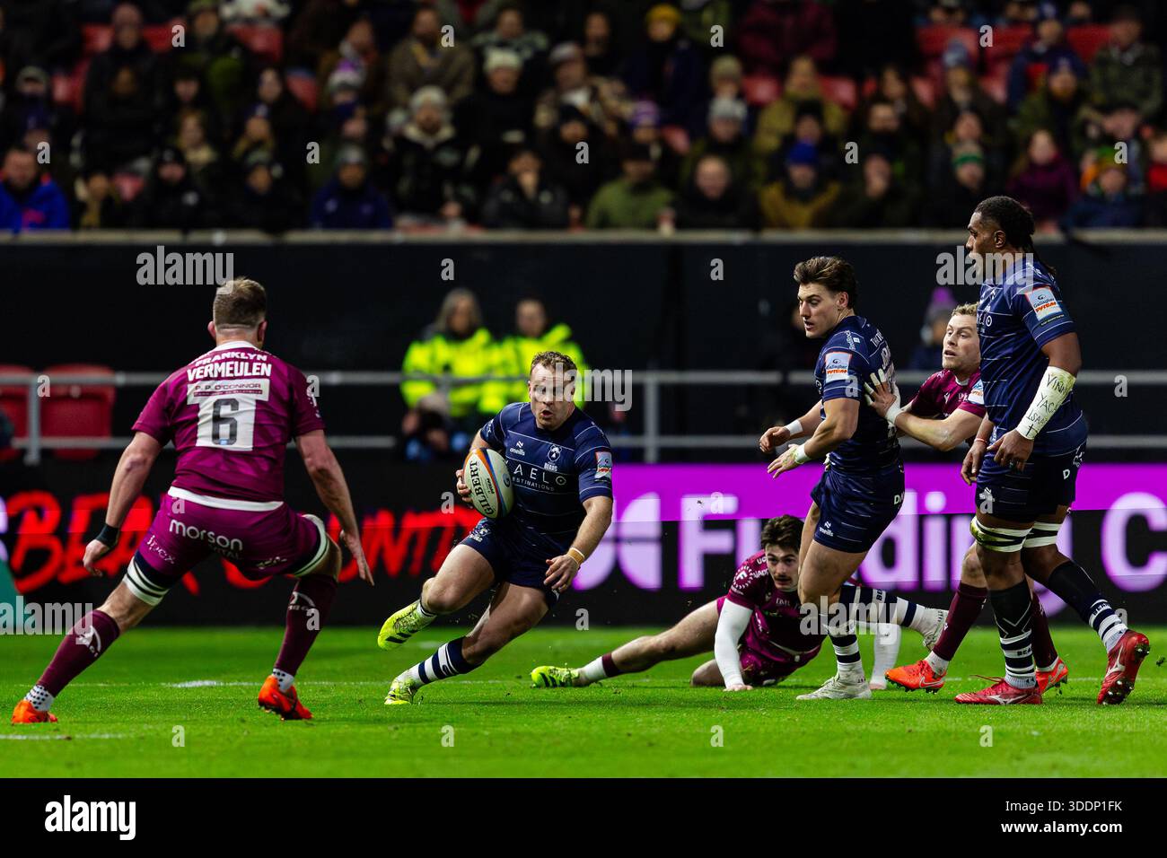 Bristol, England, UK, 2 January 2026. James Williams of Bristol Bears ...