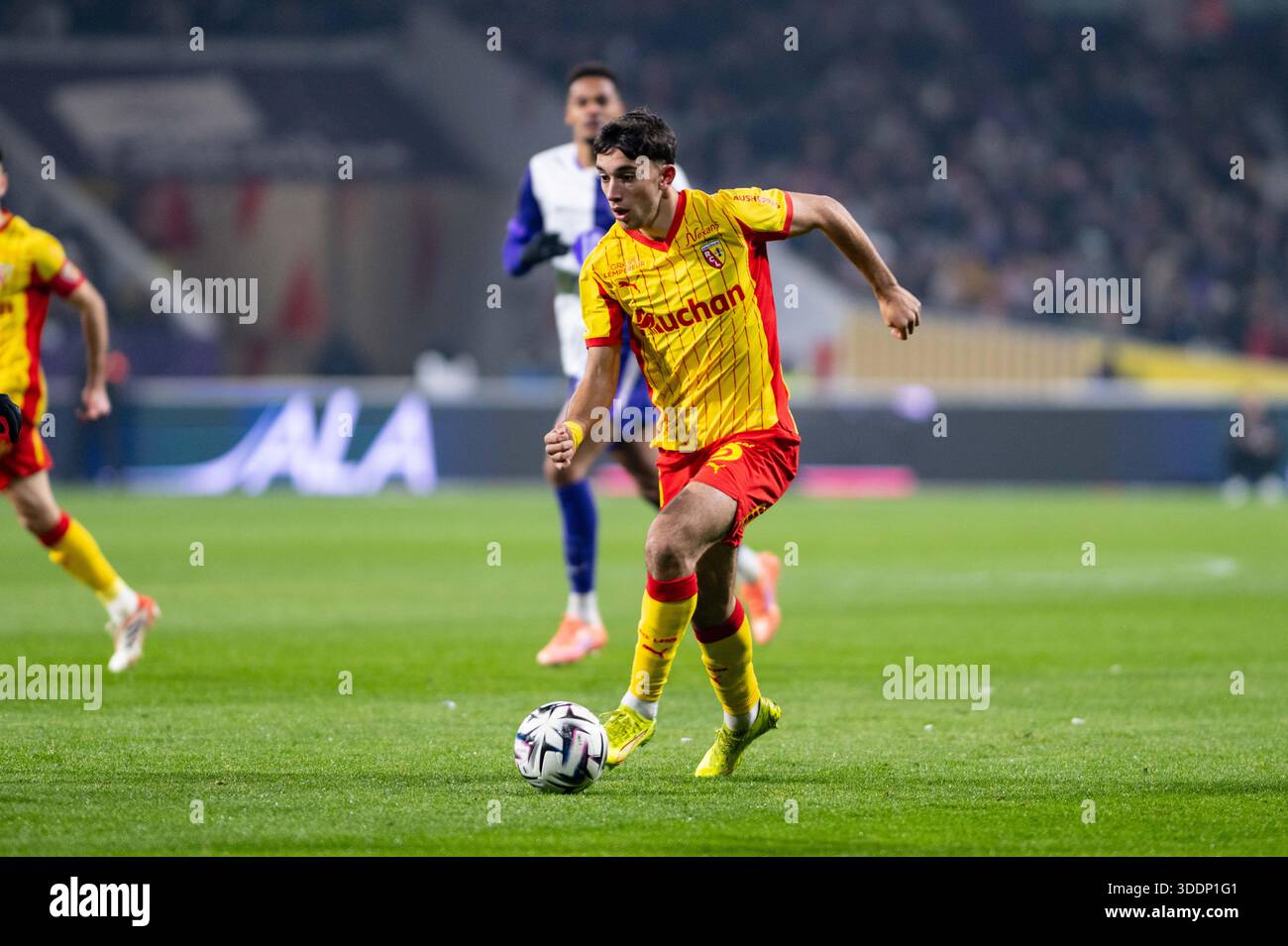 Andrija Bulatovic of Lens during the French championship Ligue 1 ...