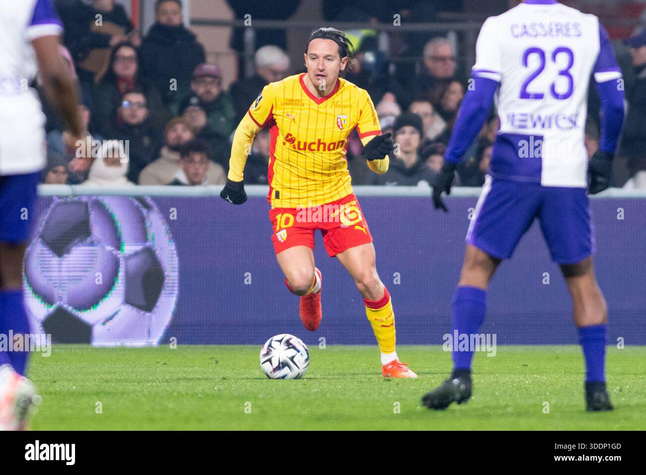 Florian Thauvin of Lens during the French championship Ligue 1 football ...