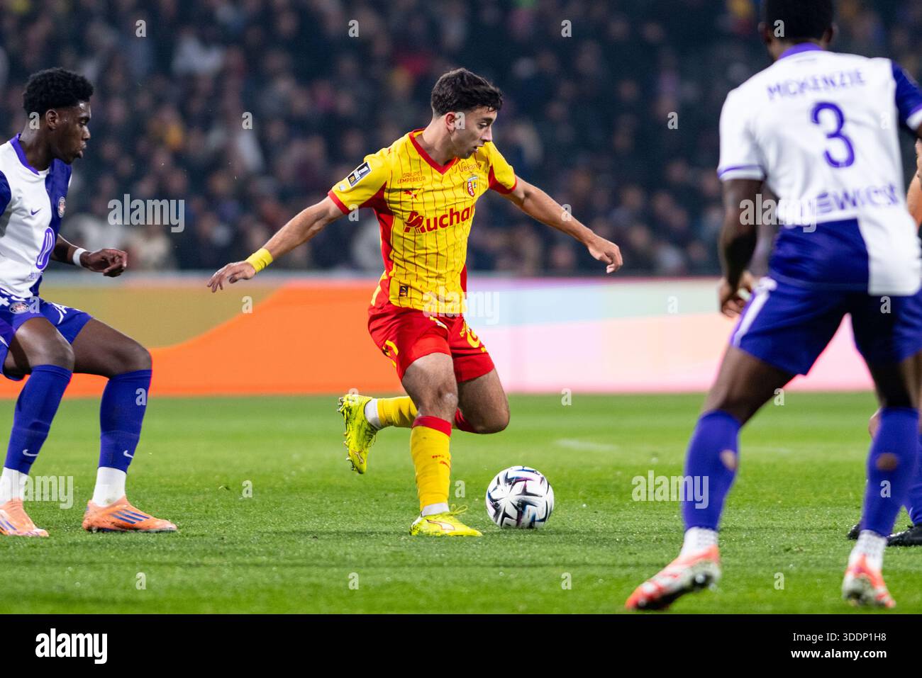 Andrija Bulatovic of Lens during the French championship Ligue 1 ...