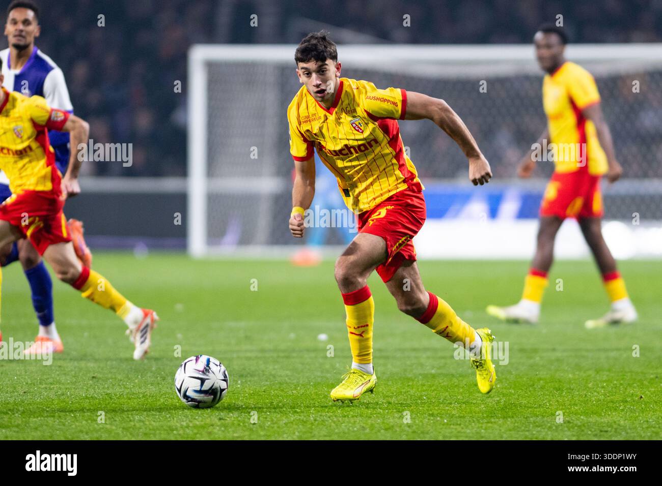 Andrija Bulatovic of Lens during the French championship Ligue 1 ...