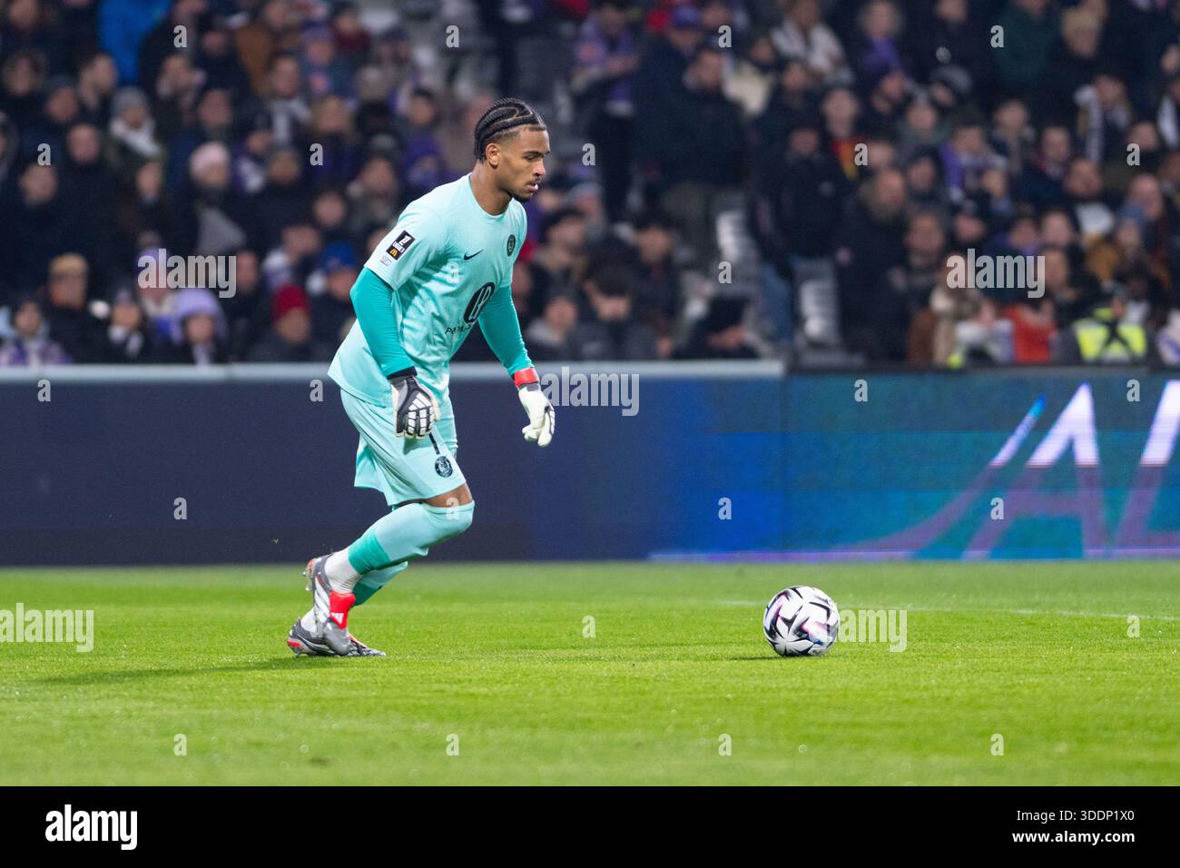 Guillaume Restes of Toulouse during the French championship Ligue 1 ...