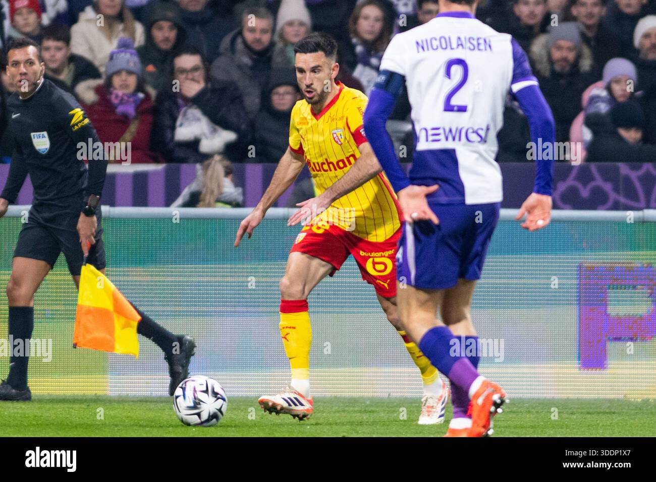 Adrien Thomasson of Lens during the French championship Ligue 1 ...