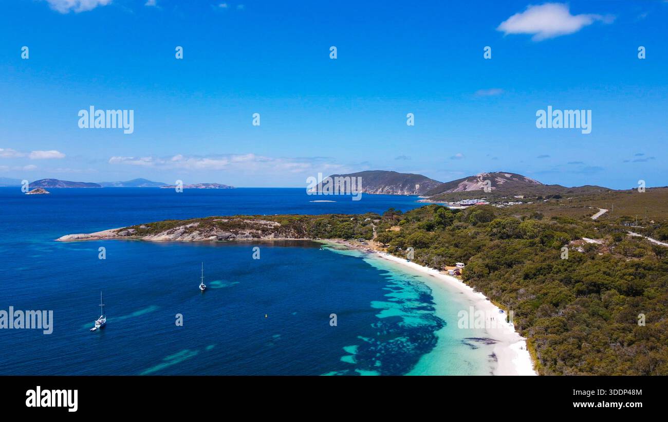 Serene ocean view showcases sailboat hi-res stock photography and ...
