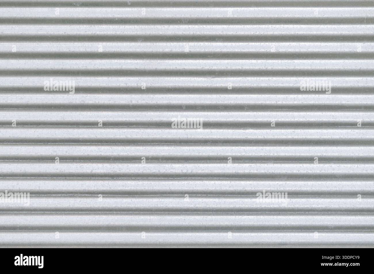 Grey corrugated zinc sheet texture with horizontal lines Stock Photo ...