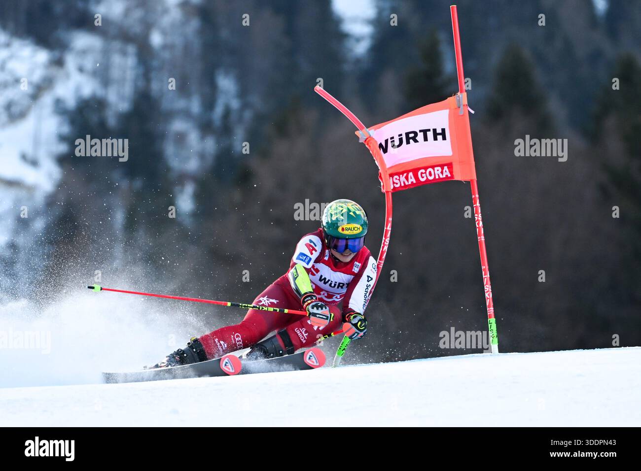 Kranjska Gora, Slovenia, January 03rd 2026. Julia Scheib of Austria in ...