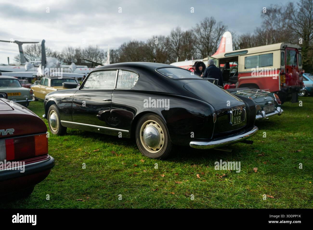 Classic cars gathered at the 2026 Brooklands Museum New Years Day event ...