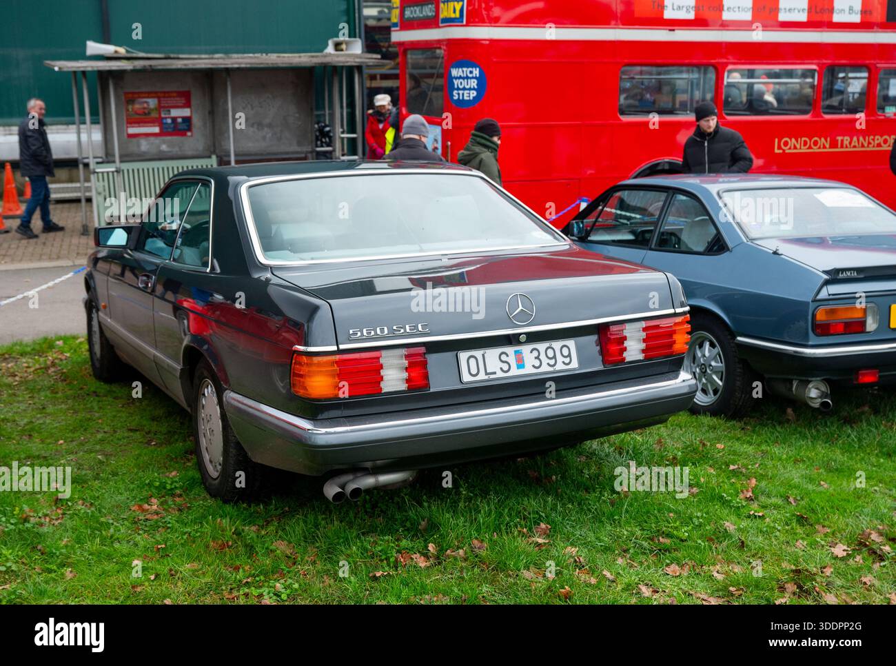 Classic cars gathered at the 2026 Brooklands Museum New Years Day event ...