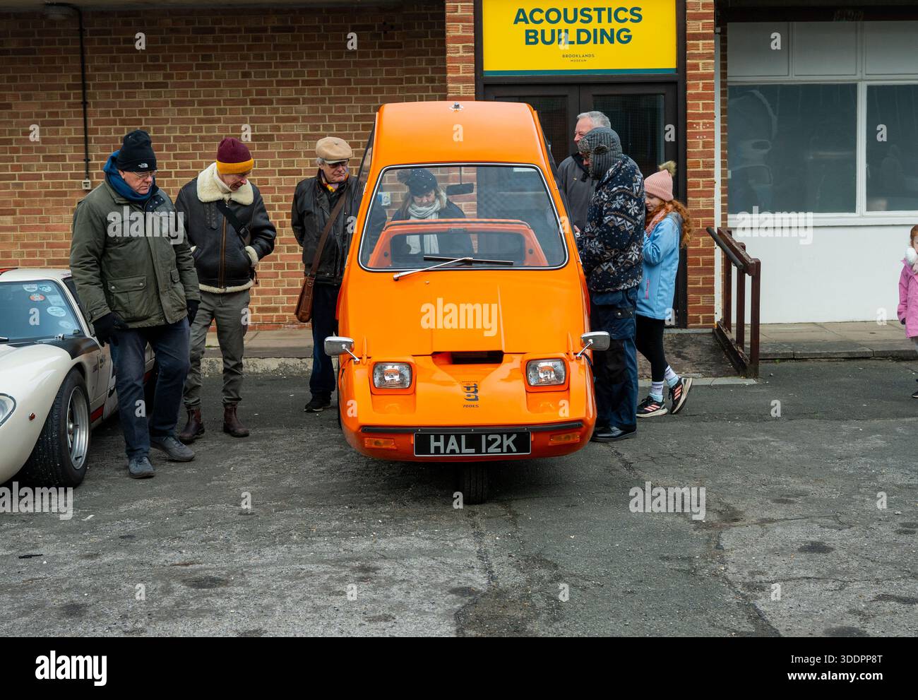 Classic cars gathered at the 2026 Brooklands Museum New Years Day event ...