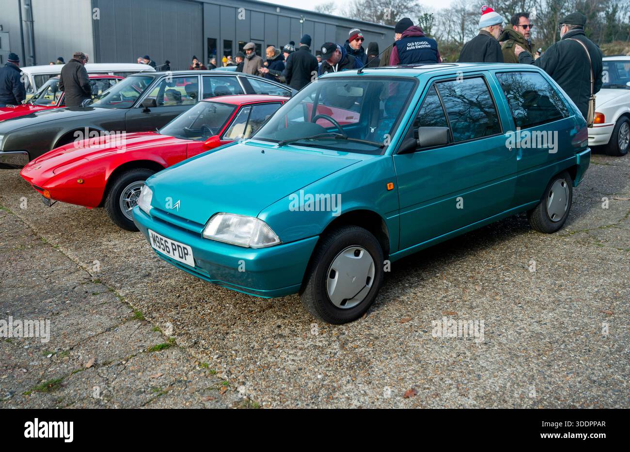 Classic cars gathered at the 2026 Brooklands Museum New Years Day event ...
