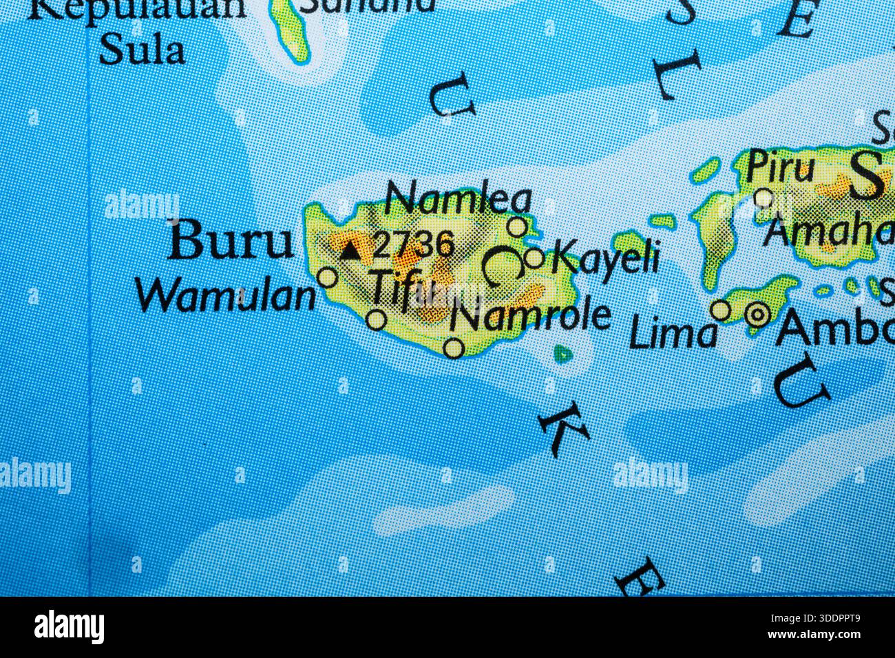 Buru map hi-res stock photography and images - Alamy