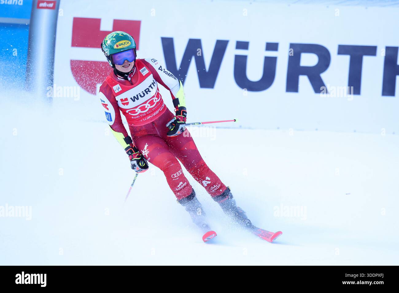 KRANJSKA GORA, SLOVENIA - JANUARY 3: Julia Scheib of Austria during the ...