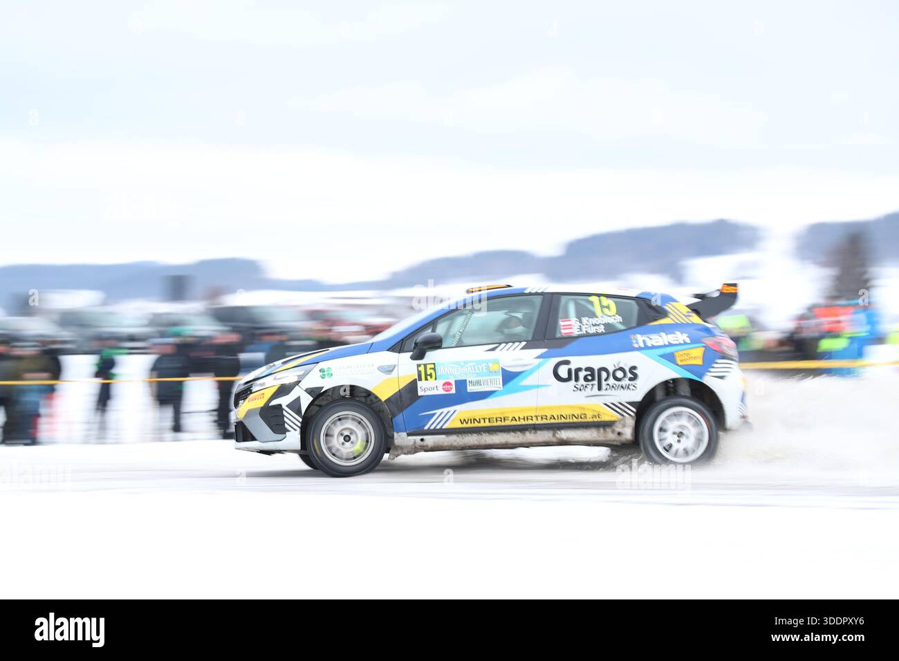 FREISTADT, AUSTRIA - JANUARY 3: Guenther Knobloch of Austria and Erik ...