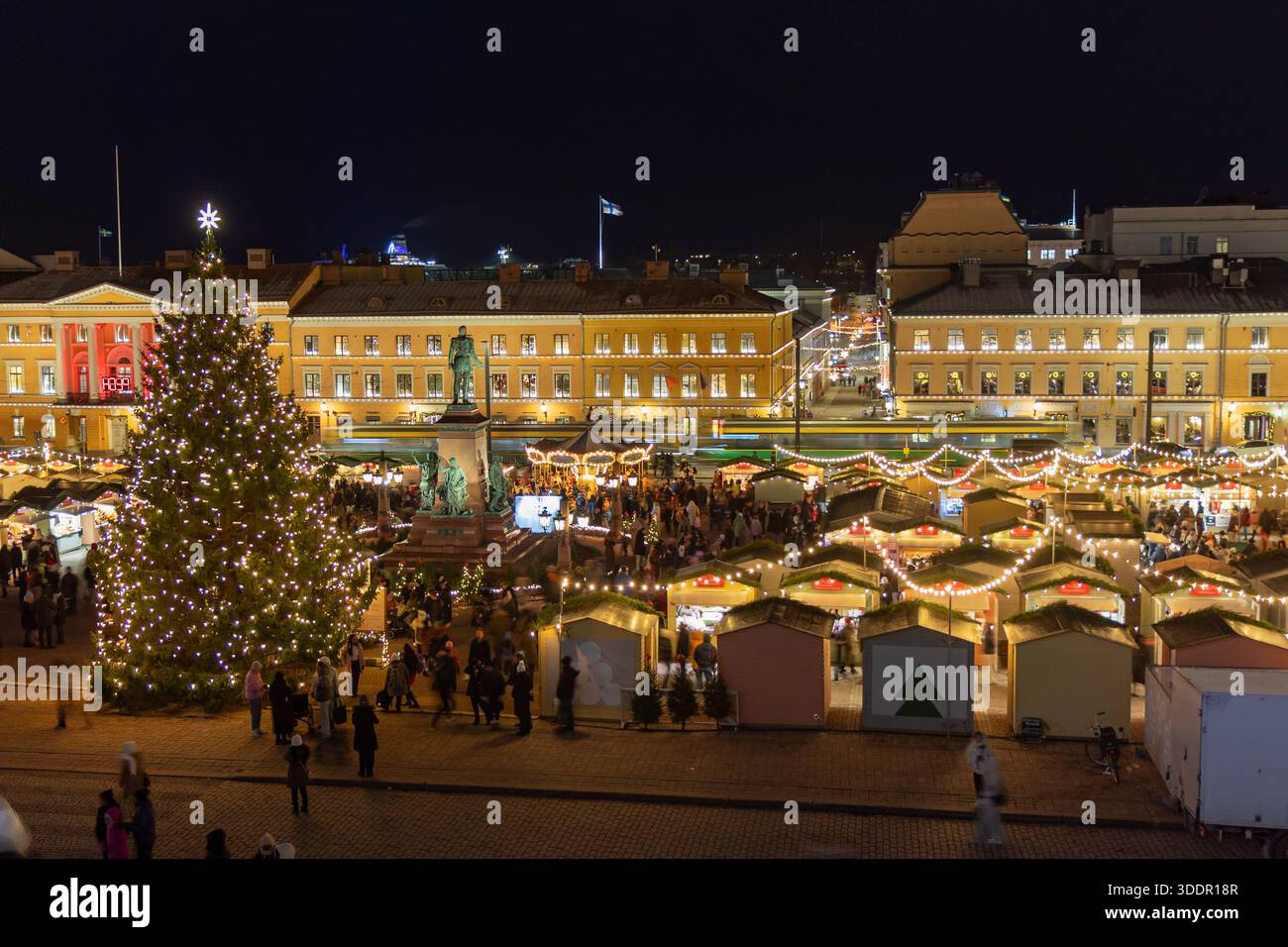 Helsinki, Finland - December 22nd 2025: Helsinki Christmas Market ...