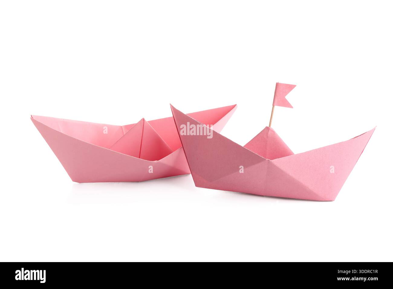 Folded paper pink boat hi-res stock photography and images - Alamy