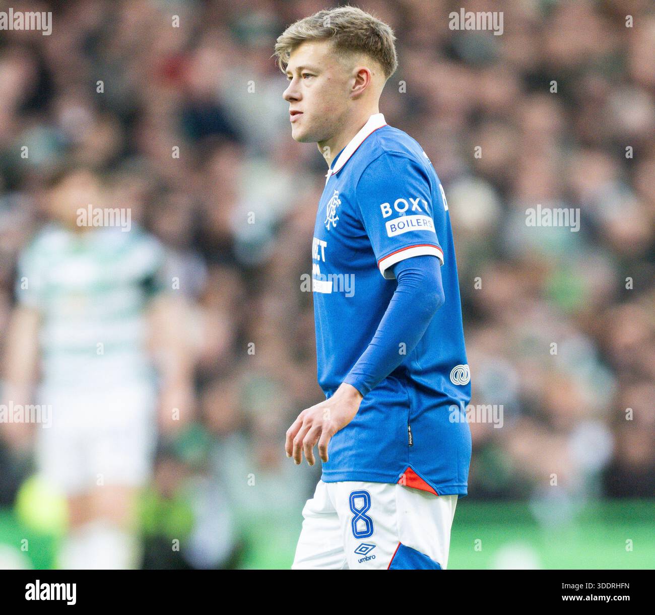 GLASGOW, SCOTLAND - JANUARY 03: Rangers' Connor Barron in action during ...