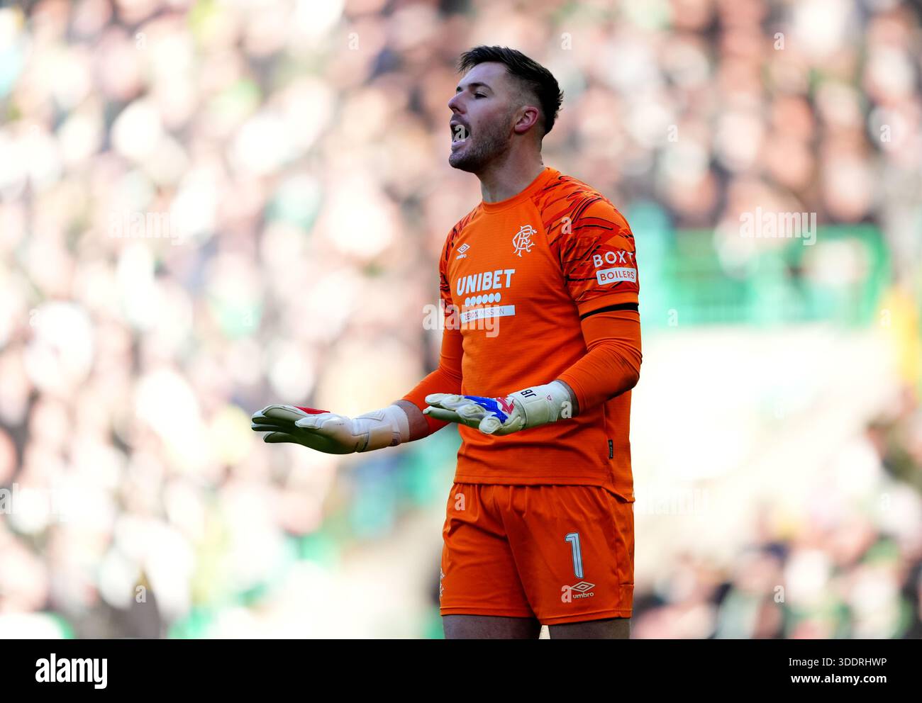 Rangers goalkeeper Jack Butland during the William Hill Premiership ...
