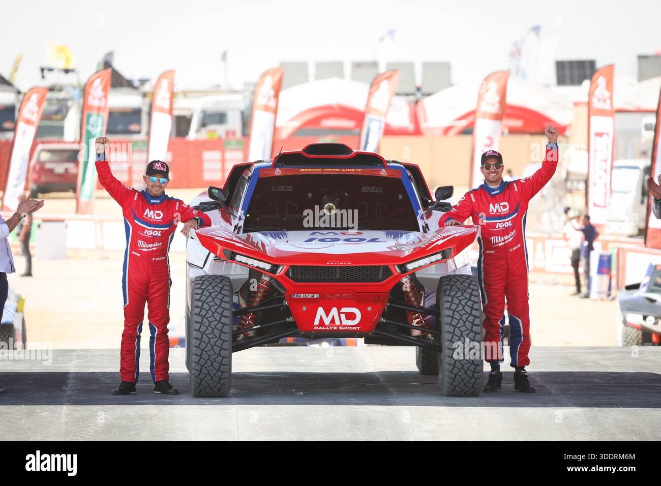 start podium 234 VITSE Simon (fra), DELFINO Max (fra), MD Rally ...