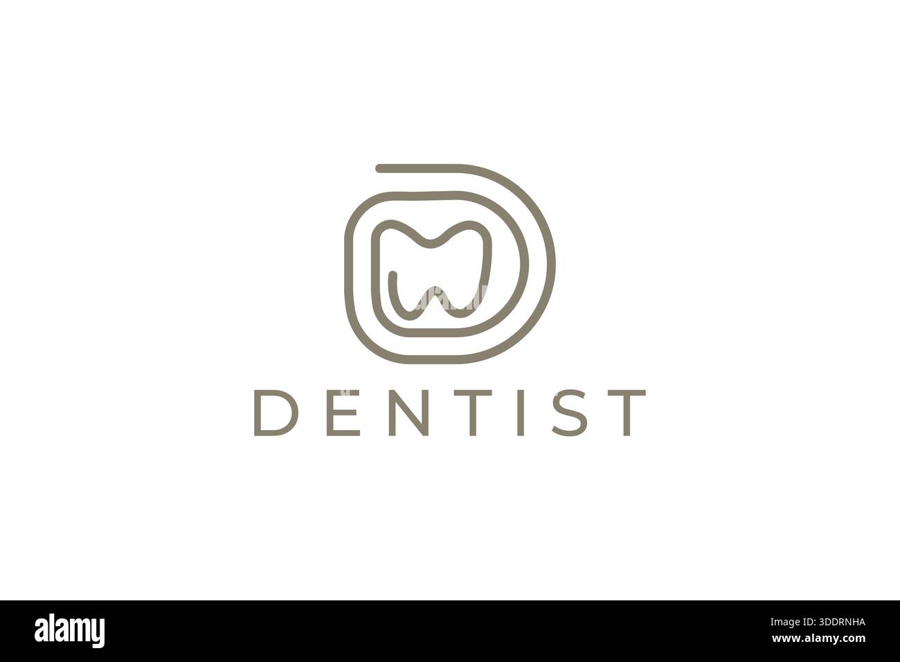 Simple dental clinic logo hi-res stock photography and images - Alamy