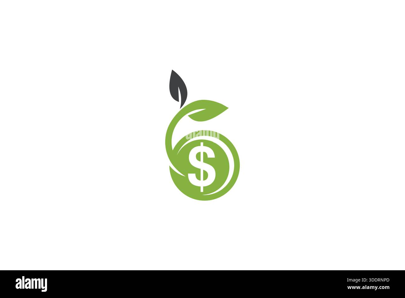 Minimal Eco Money Logo Design for Sustainable, Green Finance and ...