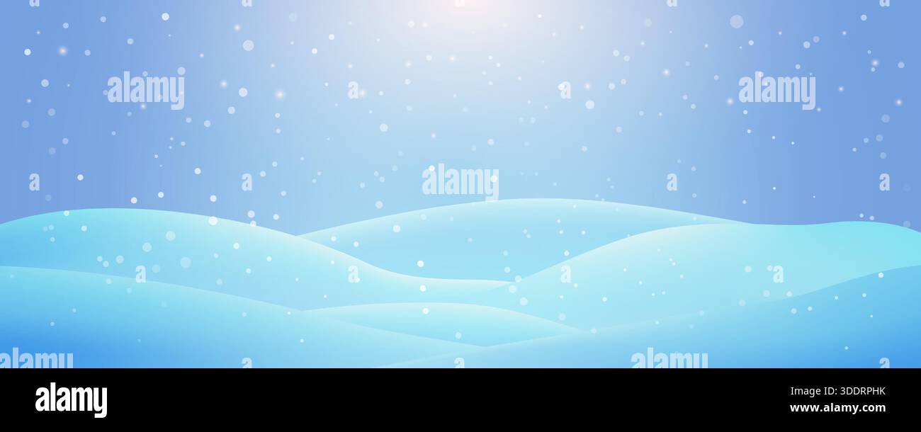 Minimalist icy landscape Stock Vector Images - Alamy