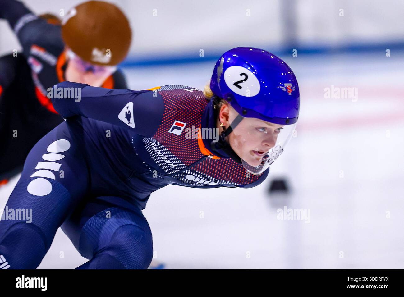 Xandra Velzeboer competing on the Women's 1000m Semi-Finals on Day 1 of ...