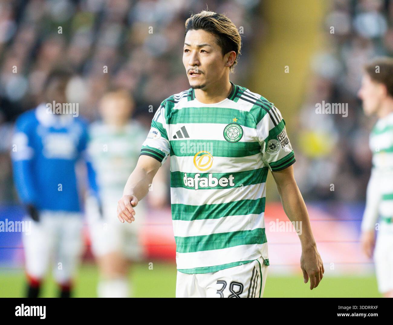 GLASGOW, SCOTLAND - JANUARY 03: William Hill Premiership match between ...