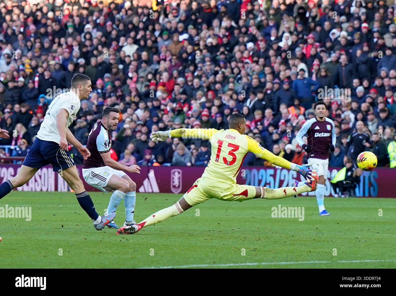 Birmingham, England, 3rd January 2026. John McGinn of Aston Villa ...