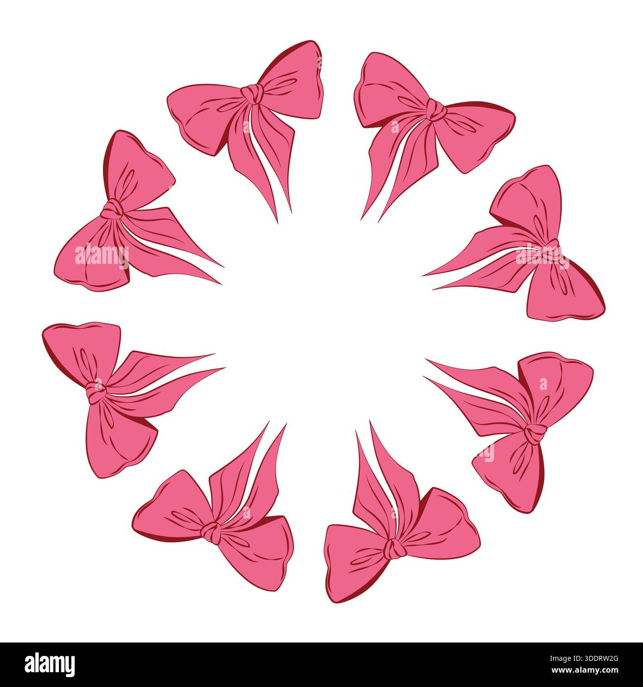 Round frame template made Cut Out Stock Images & Pictures - Alamy