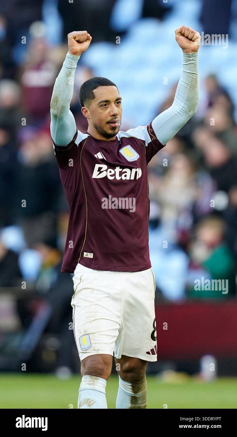 Birmingham, England, 3rd January 2026. Youri Tielemans of Aston Villa ...