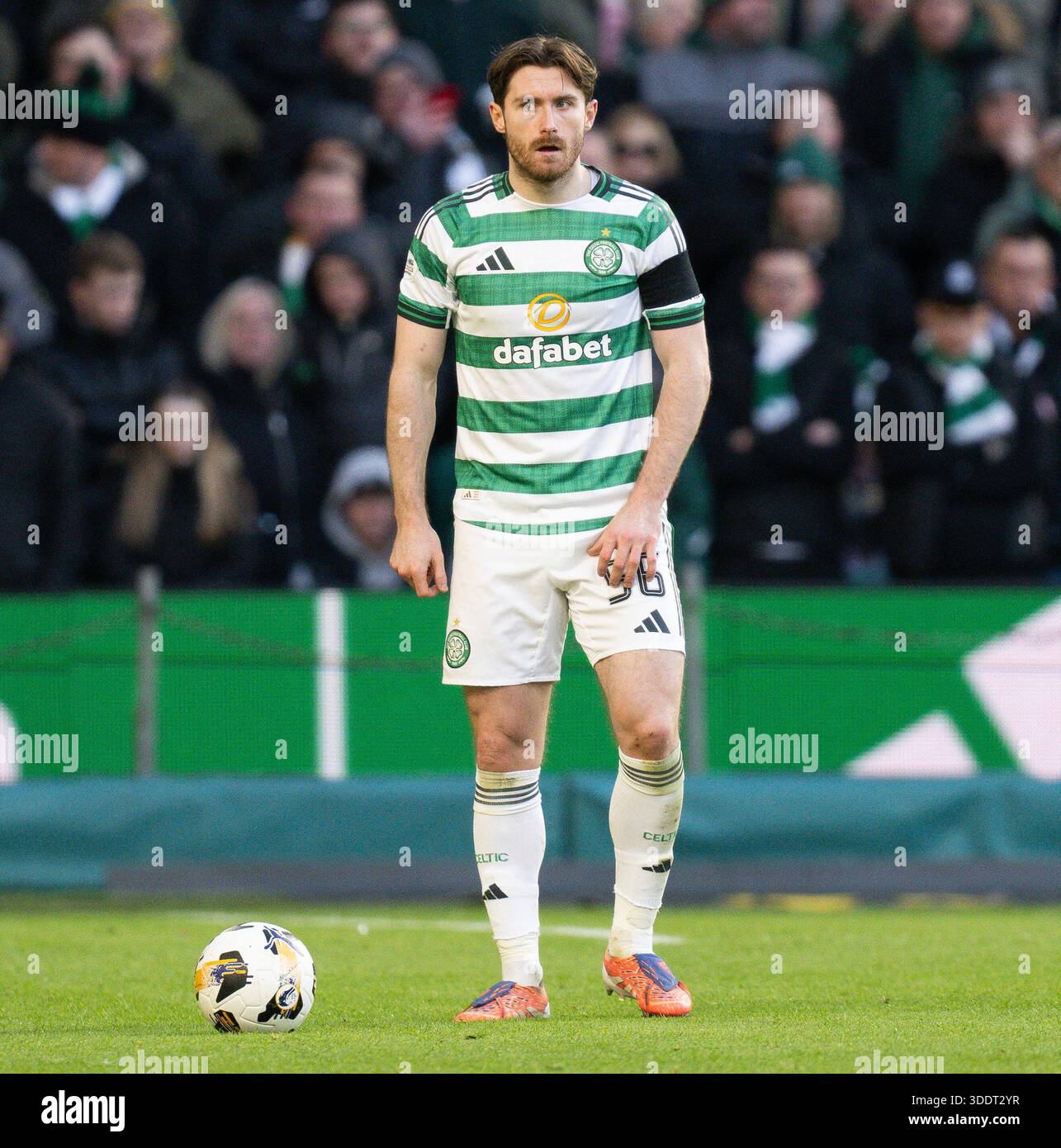 GLASGOW, SCOTLAND - JANUARY 03: Celtic’s Anthony Ralston in action ...