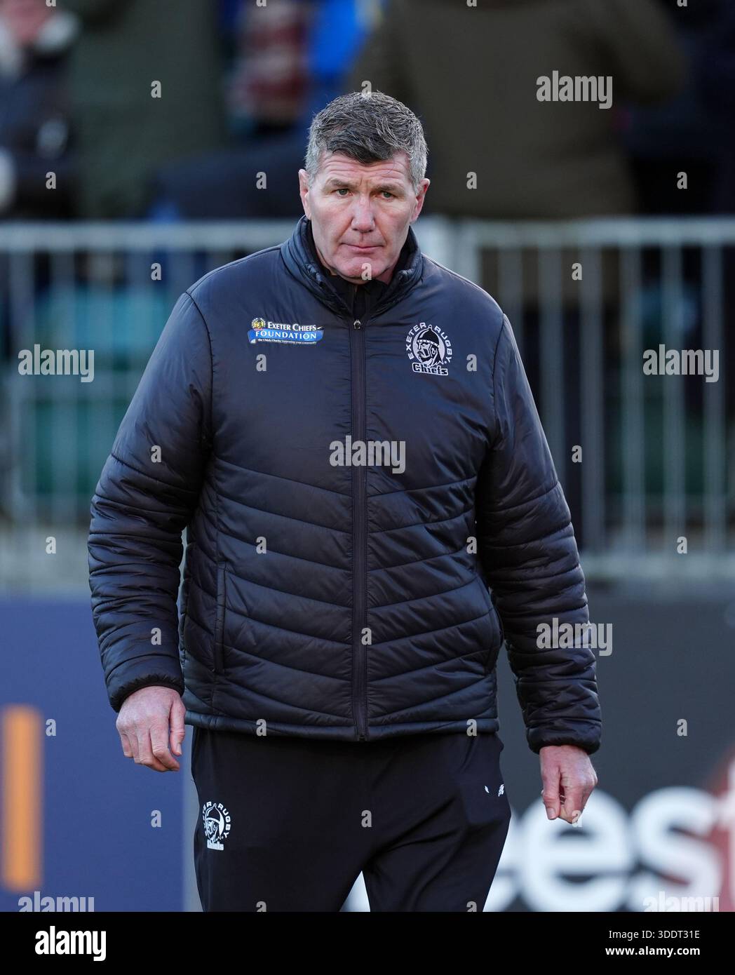 Exeter Chiefs manager Rob Baxter ahead of the Gallagher PREM match at ...