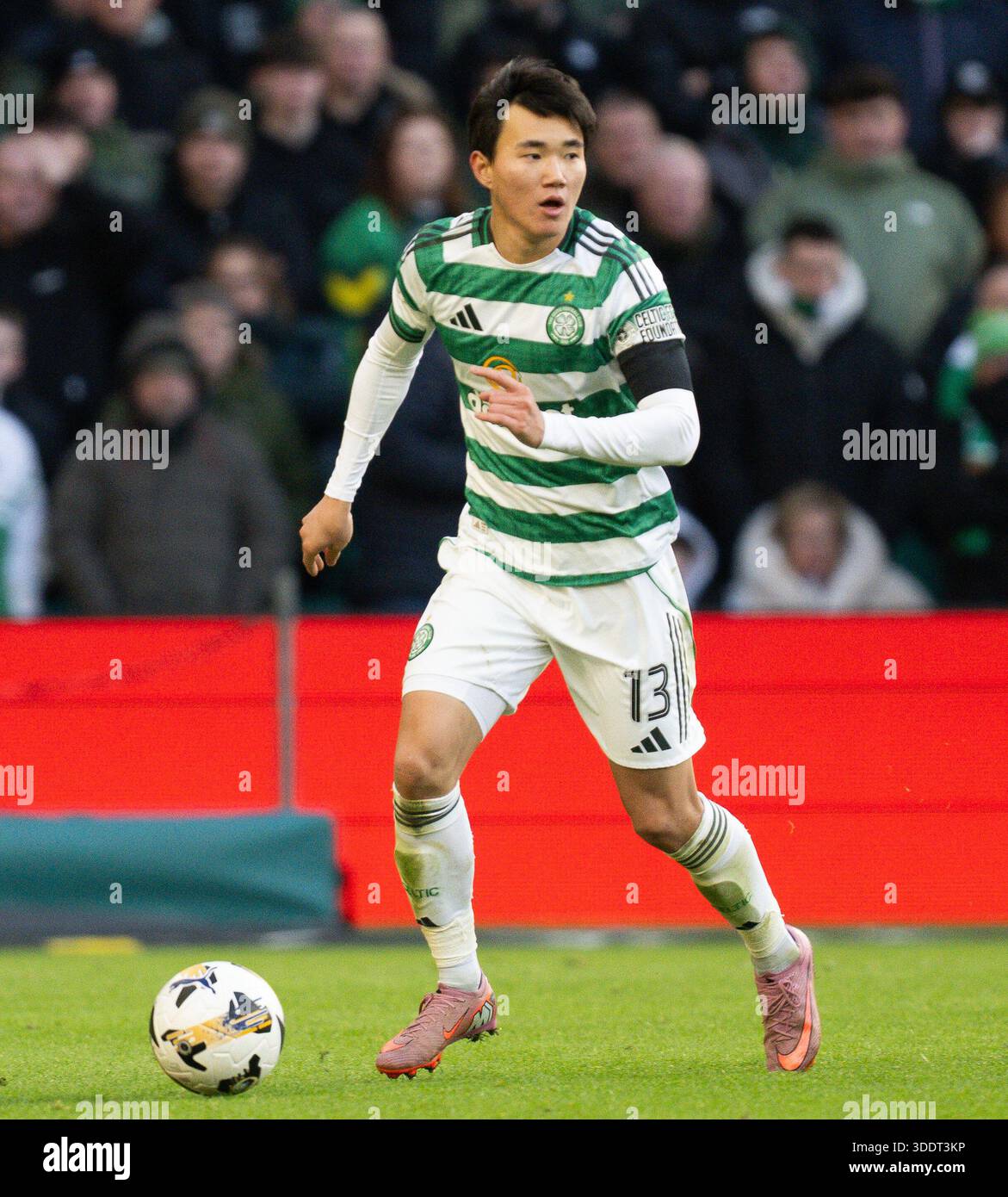 GLASGOW, SCOTLAND - JANUARY 03: Celtic’s Yang Hyun-Jun in action during ...