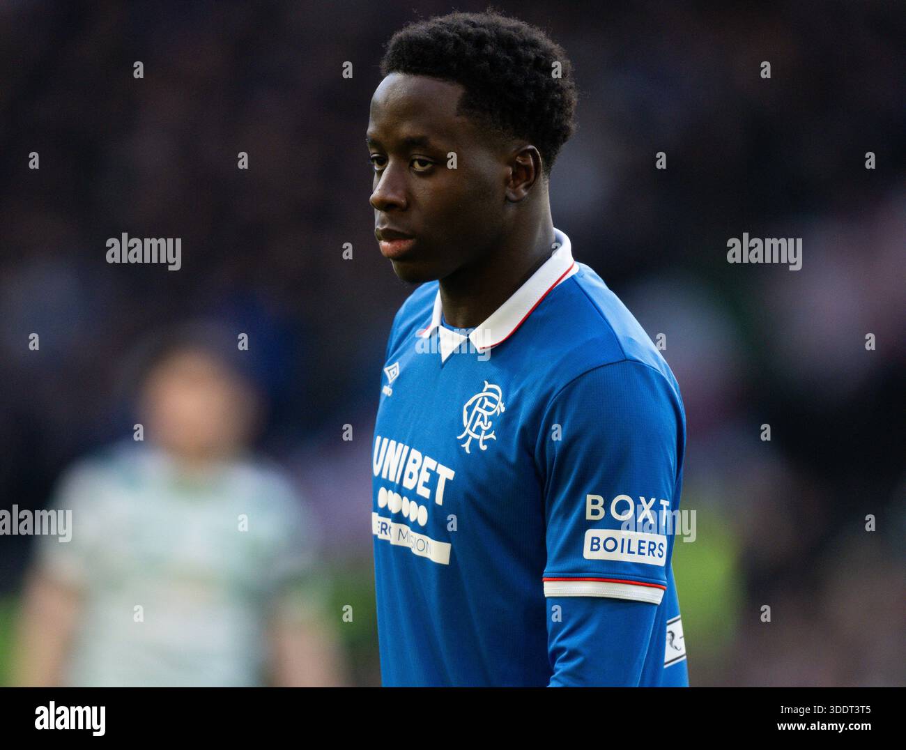 GLASGOW, SCOTLAND - JANUARY 03: Rangers' Djeidi Gassama in action ...